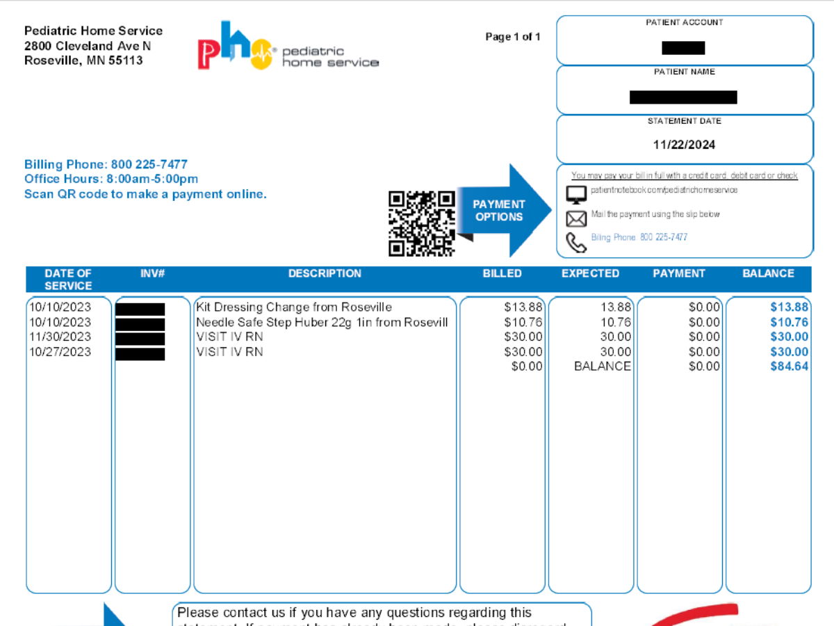 Make a Payment - Pediatric Home Service